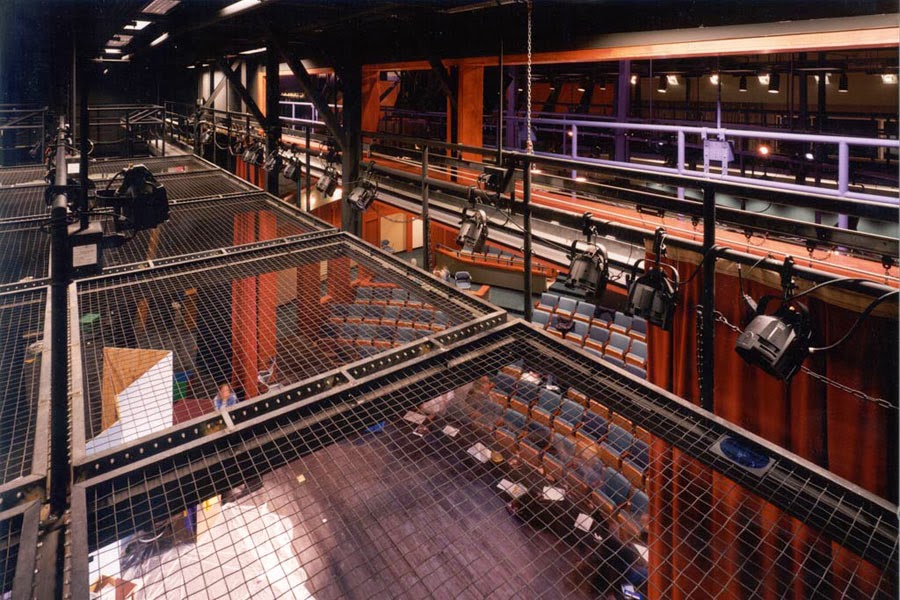 joe tacoma: CATWALK AND TENSION GRID FRAMING