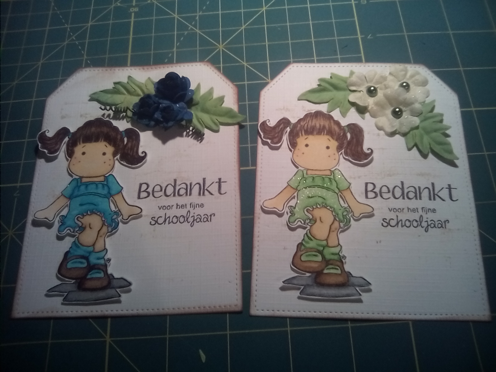 Kaarten van Diana: Bedankt voor een fijn schooljaar!