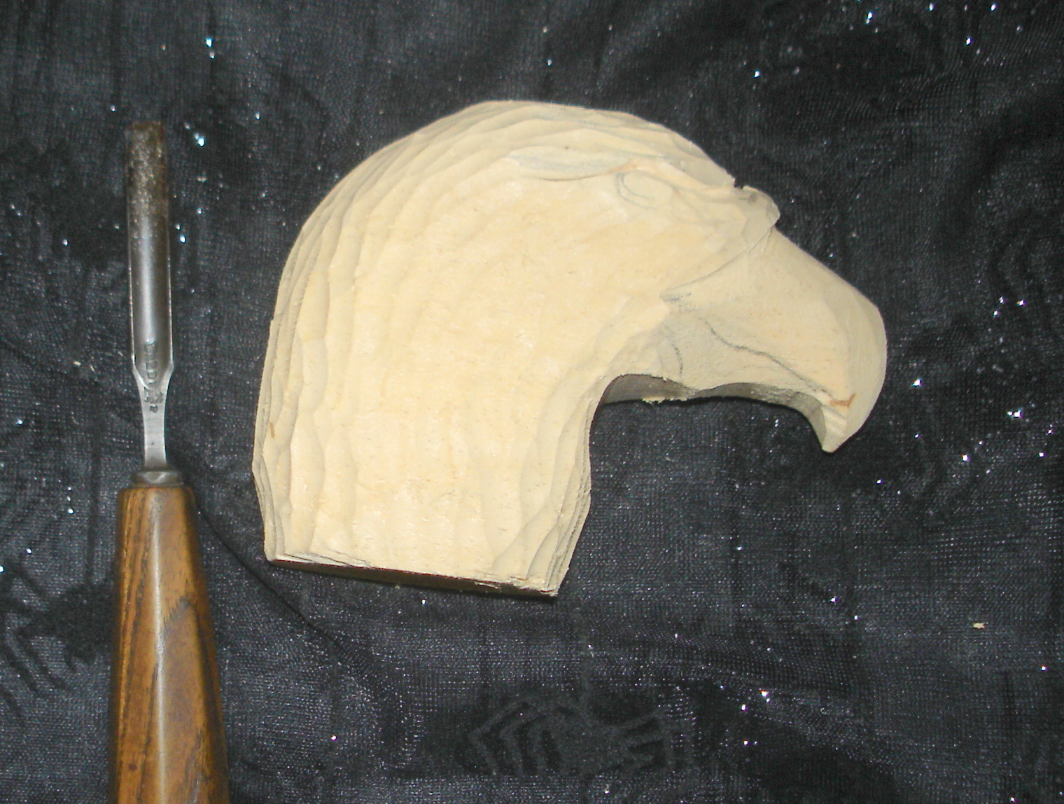 BEGINNERS CARVING CORNER AND BEYOND: Carving The eagle Head Walking ...