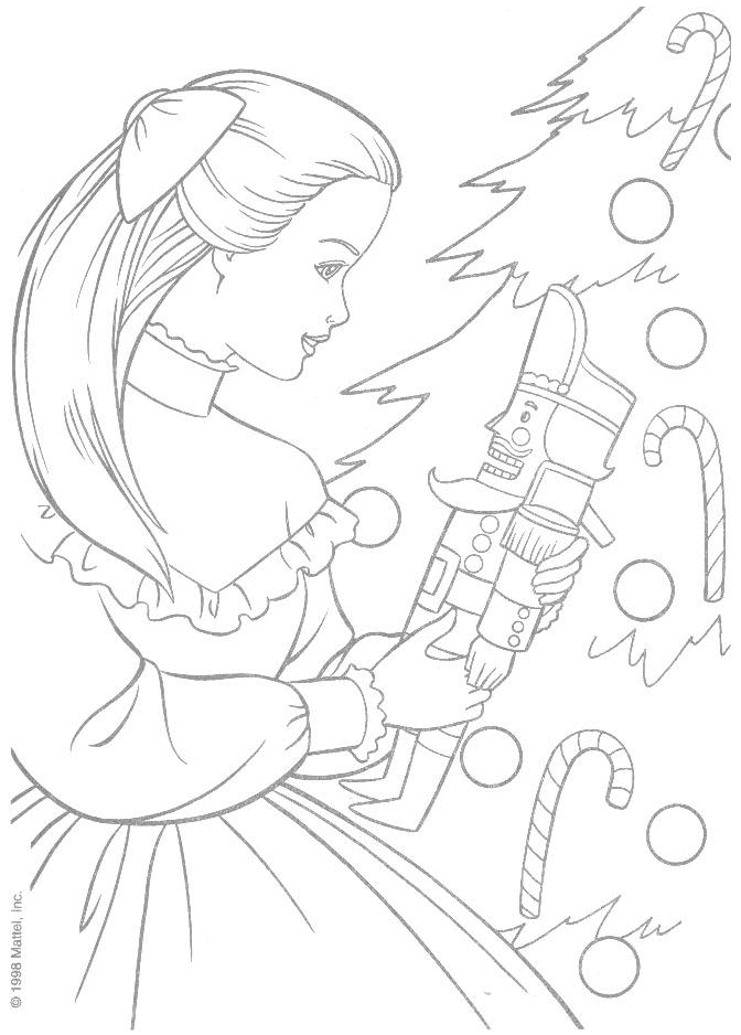 Sonhando com cores: Barbie - para colorir