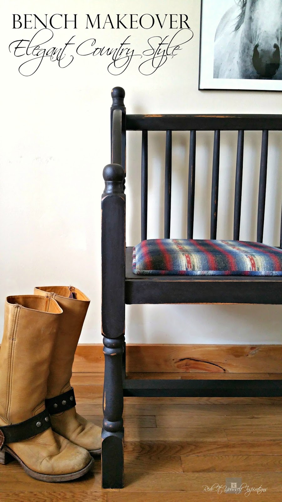 Bench Makeover: Elegant Country Style | Redo It Yourself Inspirations ...