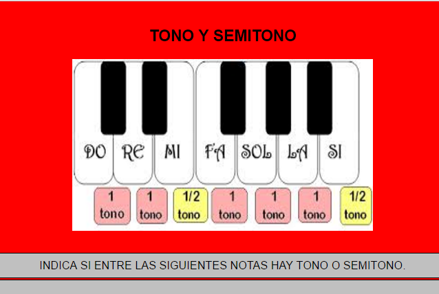 El Lenguaje Musical de Fátima: TONO Y SEMITONO