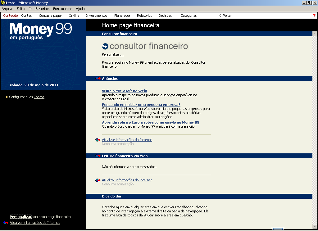 Sempre Poupando: Utilize o Ms Money 97 para fazer seu planejamento ...