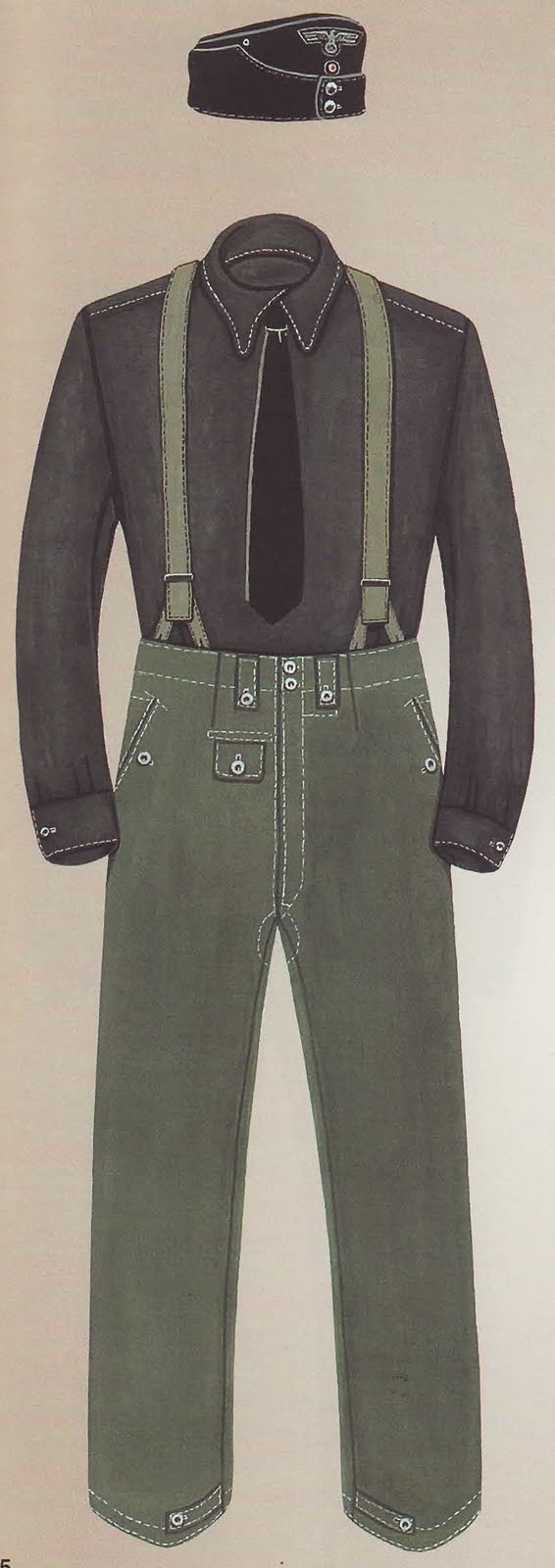 NAZI JERMAN: Seragam Panzertruppen dan Sturm-Artillerie Wehrmacht