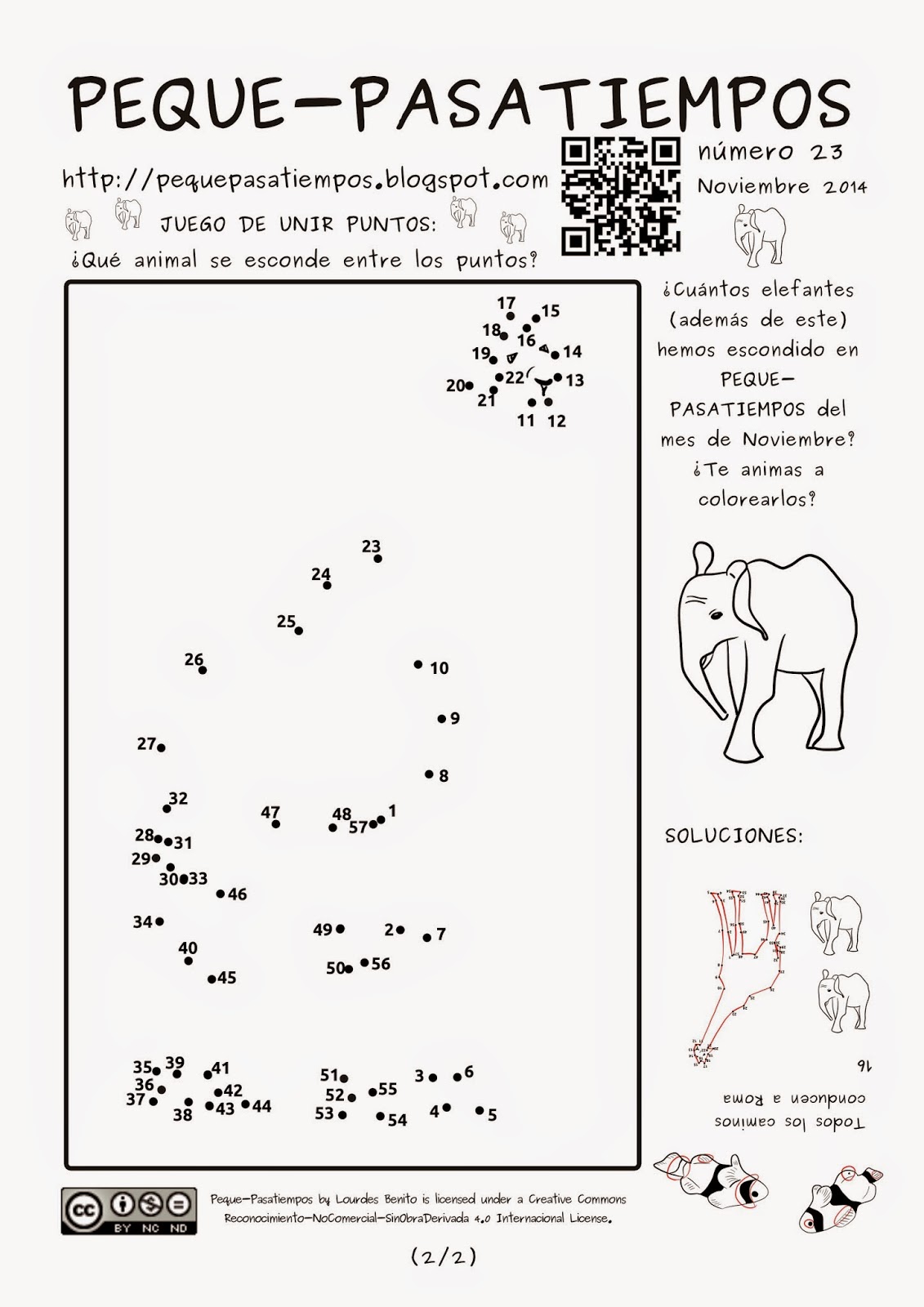 Peque-pasatiempos: NÚMEROS ANTERIORES