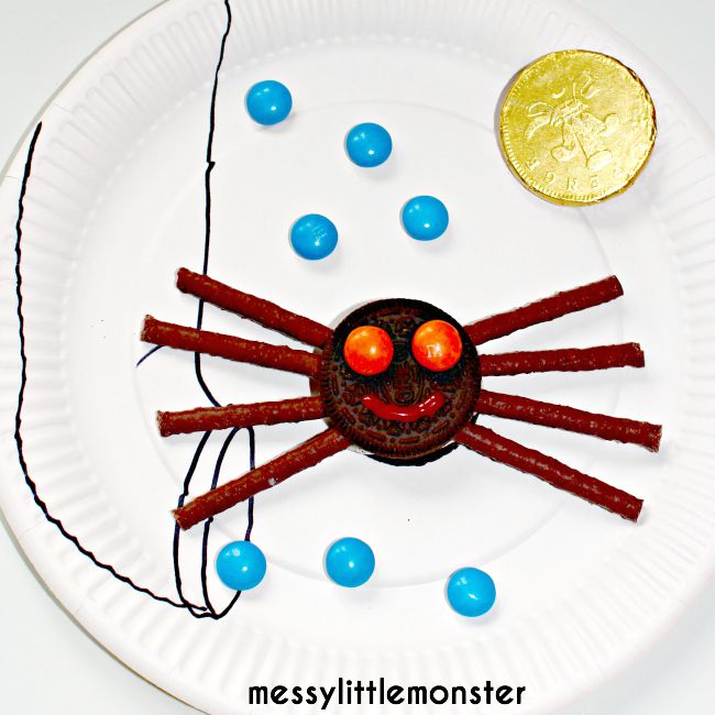 Incy Wincy Spider Snack - Messy Little Monster