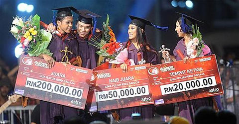 Hazama Juara @ Pemenang Akademi Fantasia 9 (AF9) Konsert Akhir 12 June ...