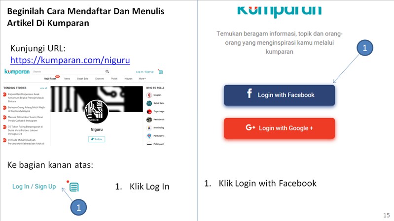 Beginilah Cara Mendaftar Dan Menulis Artikel Di Kumparan - Niguru Indonesia