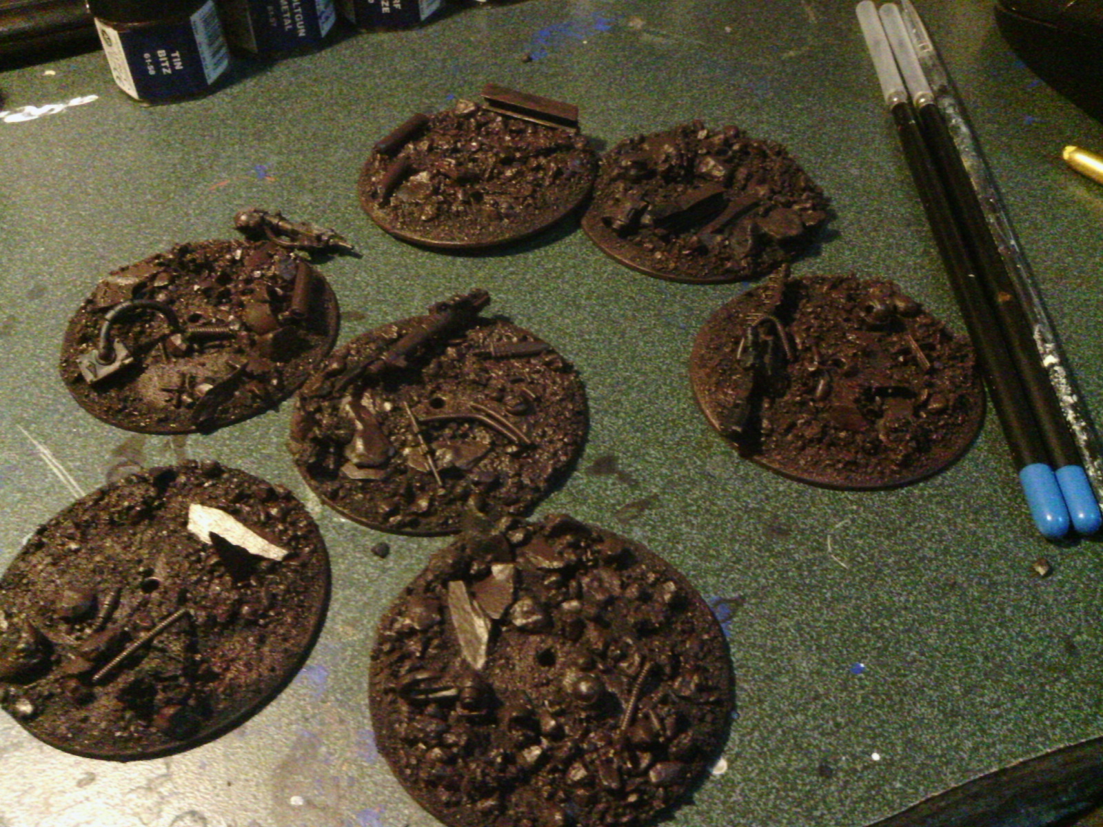 Warhammer 40k Miniatures in Guatemala: My Basing method step by step ...