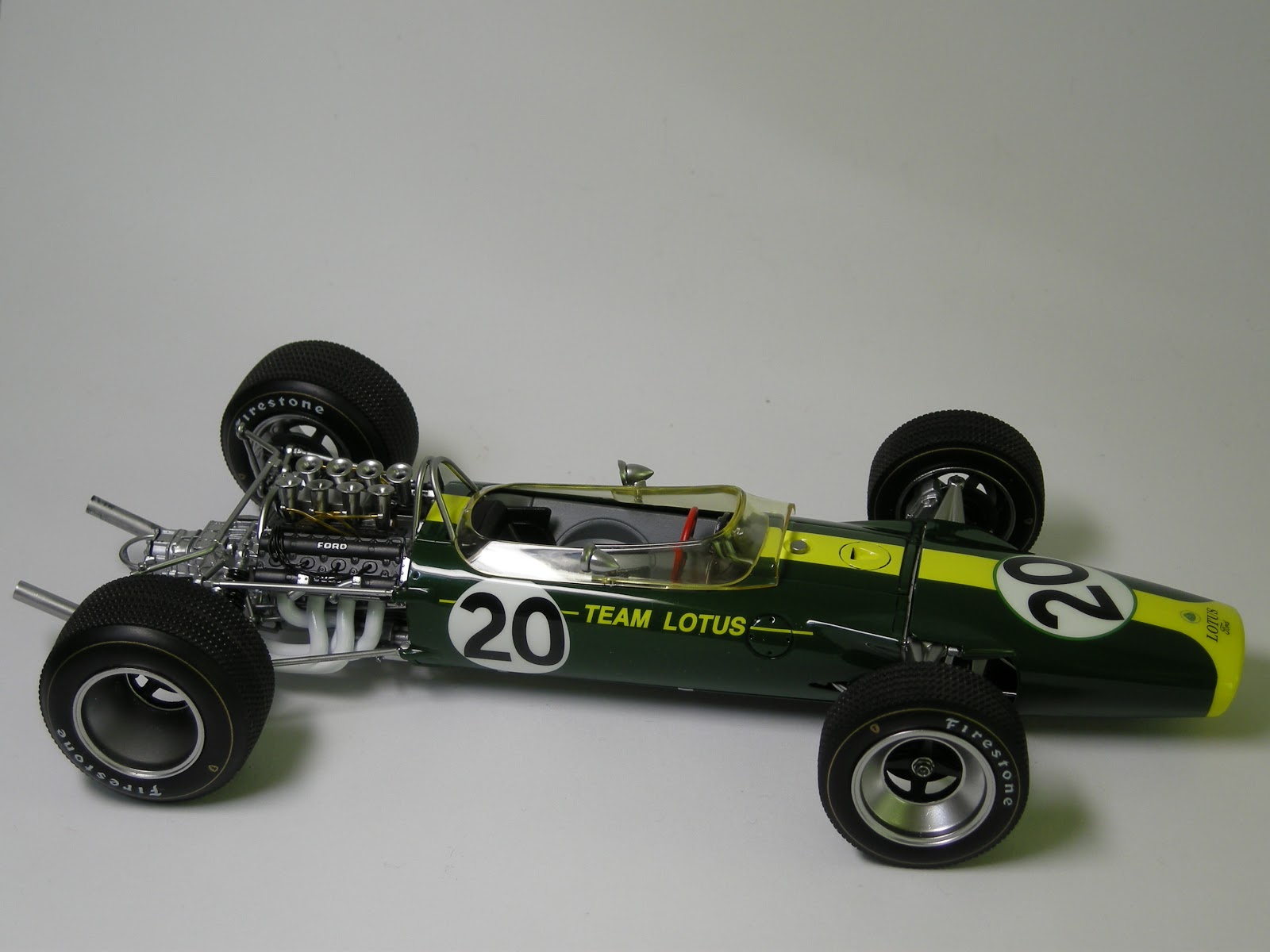 模型と時間: EBBRO 20004 Team Lotus Type 49 1967 製作