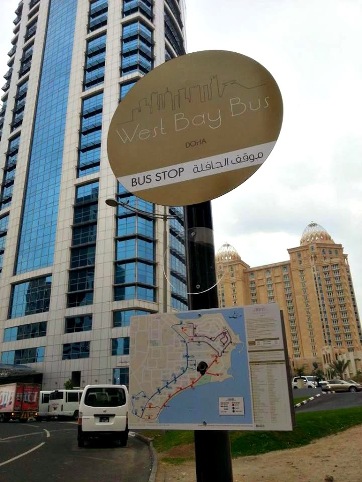 West Bay Bus service in Doha
