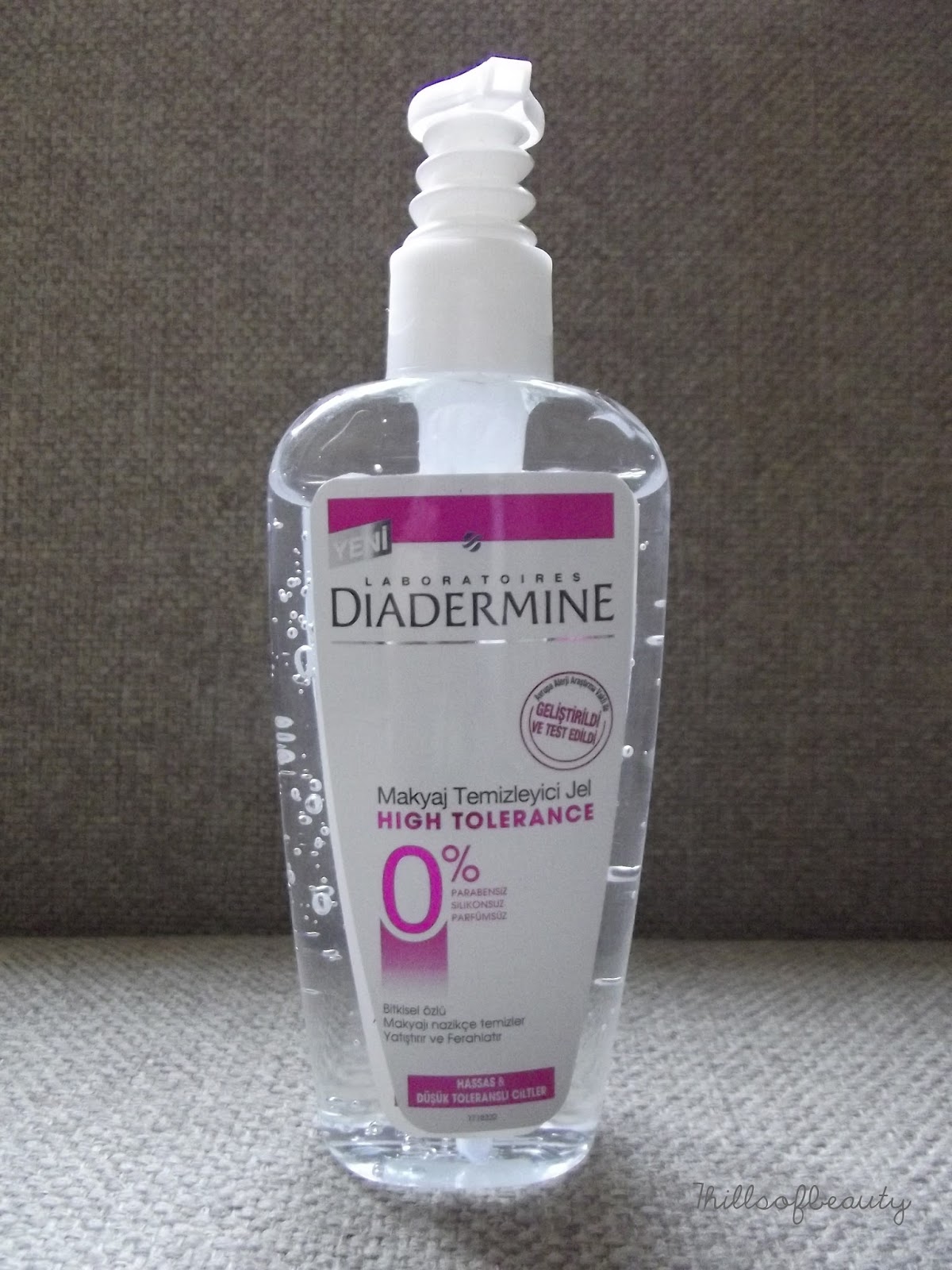 Diadermine High Tolerance Cleansing Gel Make up remover | 7 hills of beauty