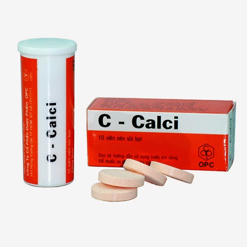 Thành phần và tác dụng của viên sủi bọt C - CALCI | In decal, in giá rẻ ...