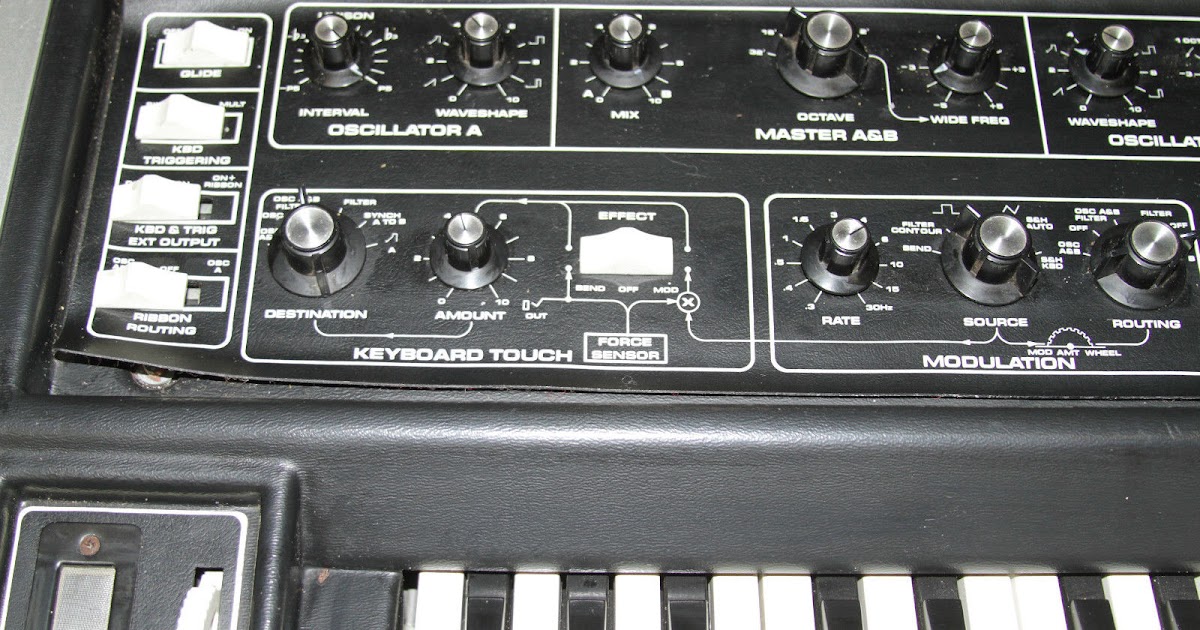 MATRIXSYNTH: Vintage Moog Multimoog Synthesizer w/ Peeling Front Panel