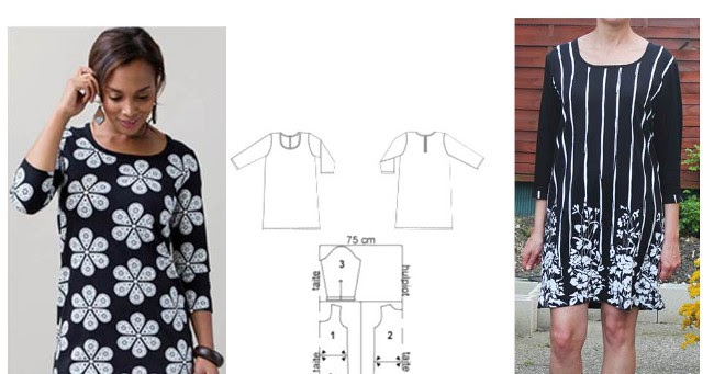 SE COUDRE UNE ROBE SIMPLE AVEC MANCHE Bettinael.Passion.Couture.Made in ...