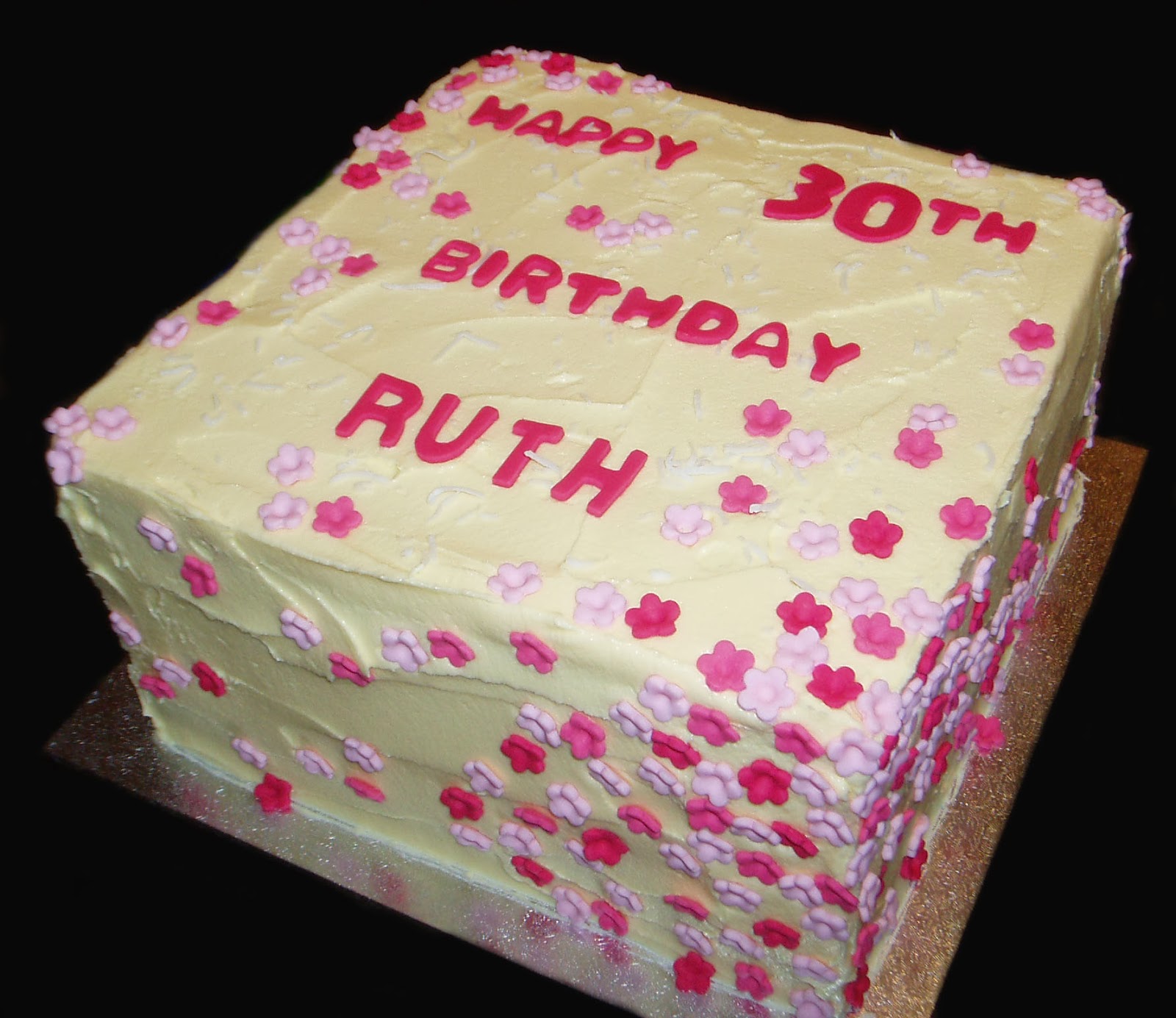 Nada's cakes: Pretty Coconut Birthday Cake - by Nada's Cakes Canberra