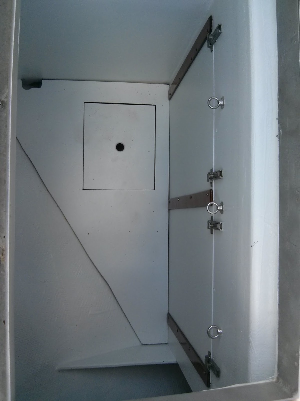 SV Pilgrim: Cockpit Locker Engine Access Panels