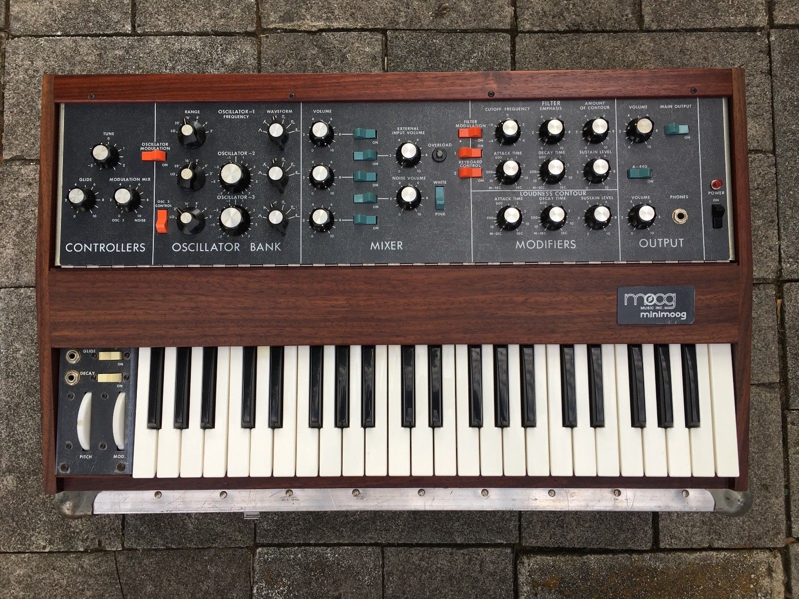 MATRIXSYNTH: 1974 Moog Model D Minimoog SN 4018