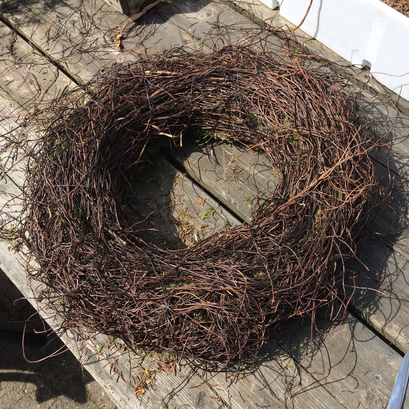 Lila Ledikant: Krans met asparagus