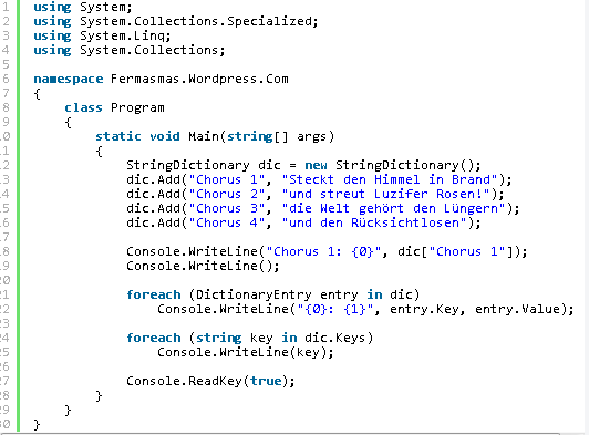 INFORMÁTICA Y TECNOLOGÍA: Conceptos de C#