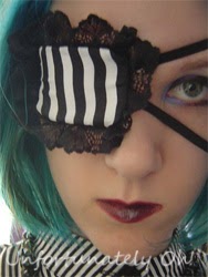 Unfortunately Oh!: Eye Patch Tutorial #1: Square & Sewn