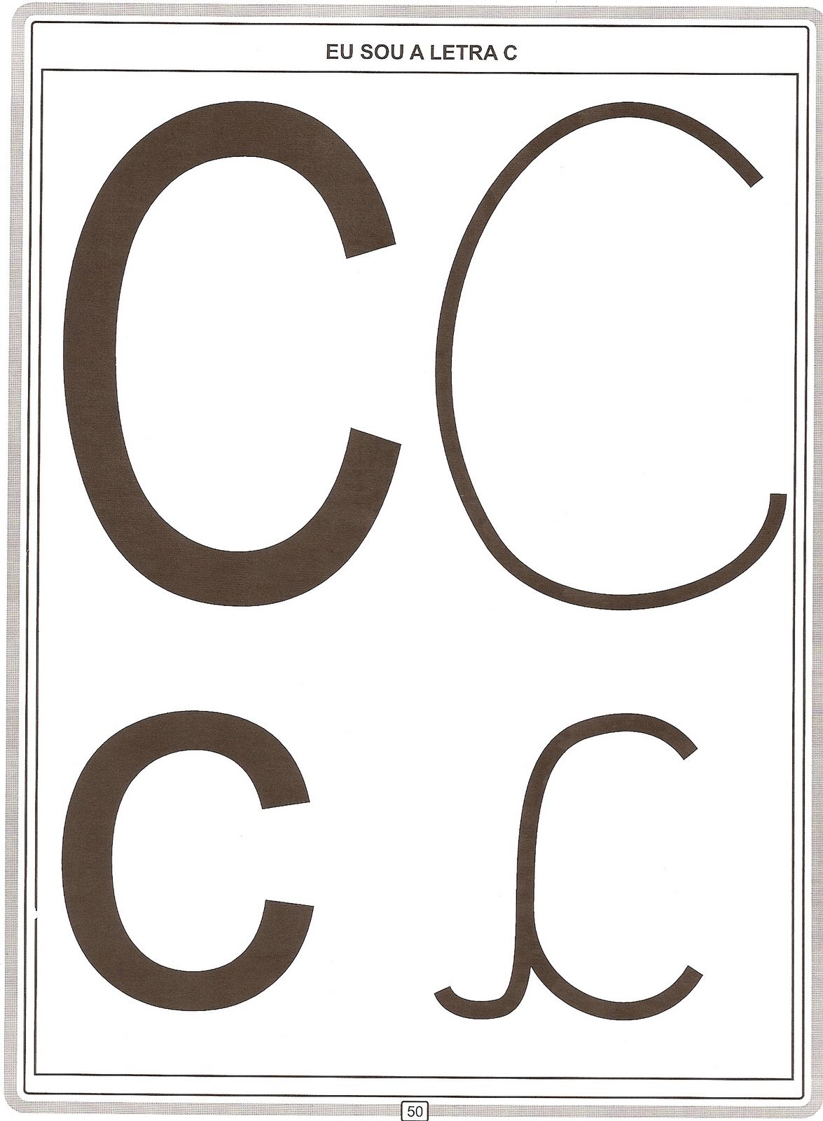 ALFABETO QUATRO TIPOS DE LETRAS CARTAZES - C-ALFABETOS LINDOS