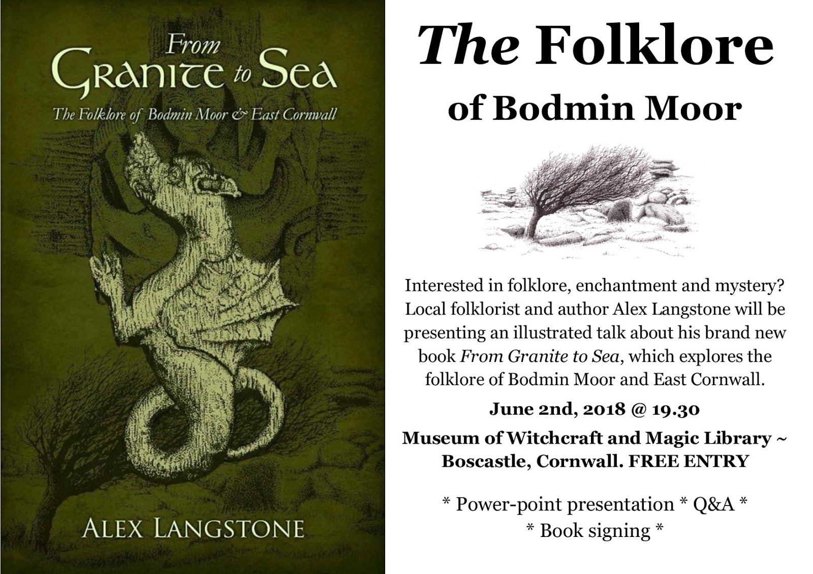 Lien Gwerin: A Journal of Cornish Folklore: Events