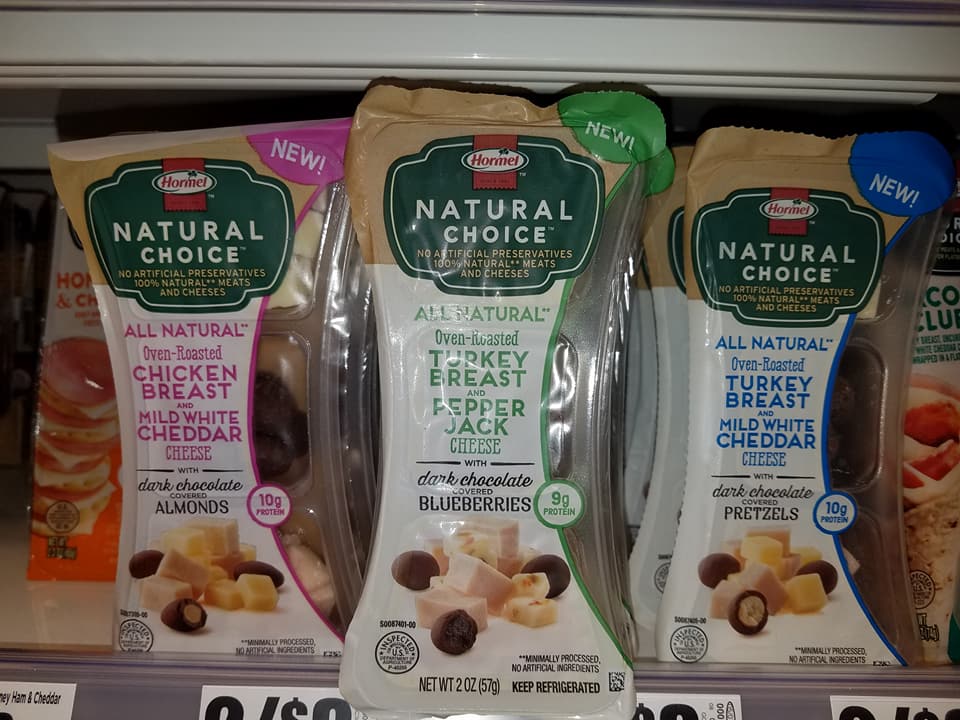 Hormel Natural Choice Snack Packs 67 Cents Each!