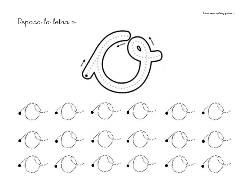 RECURSOS DE EDUCACIÓN INFANTIL: FICHAS: VOCAL O