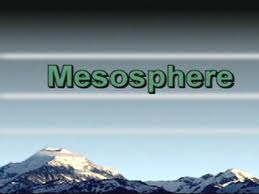 Defination of mesosphere. | InfoPedia Universalis