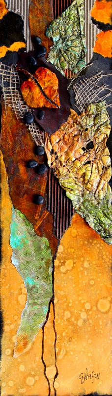 CAROL NELSON FINE ART BLOG: Mixed Media Abstract, "Remnants" by Carol ...