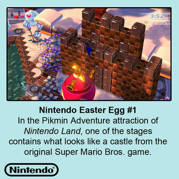 Nintendo em clima de Páscoa: Easter Egg envolvendo castelo de Super Mario Bros. em Nintendo Land ...