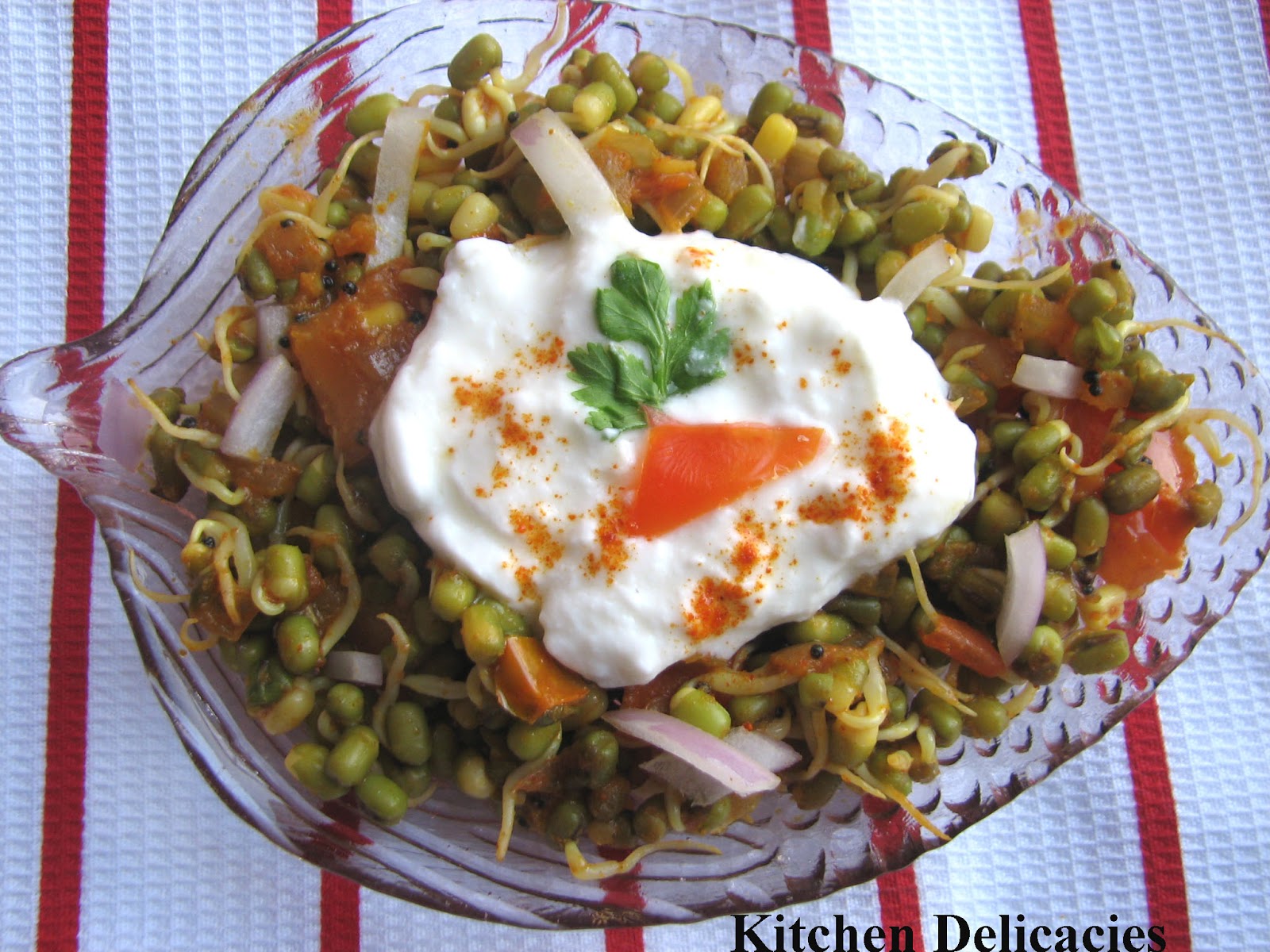 Sprout Chaat | Kitchen Delicacies