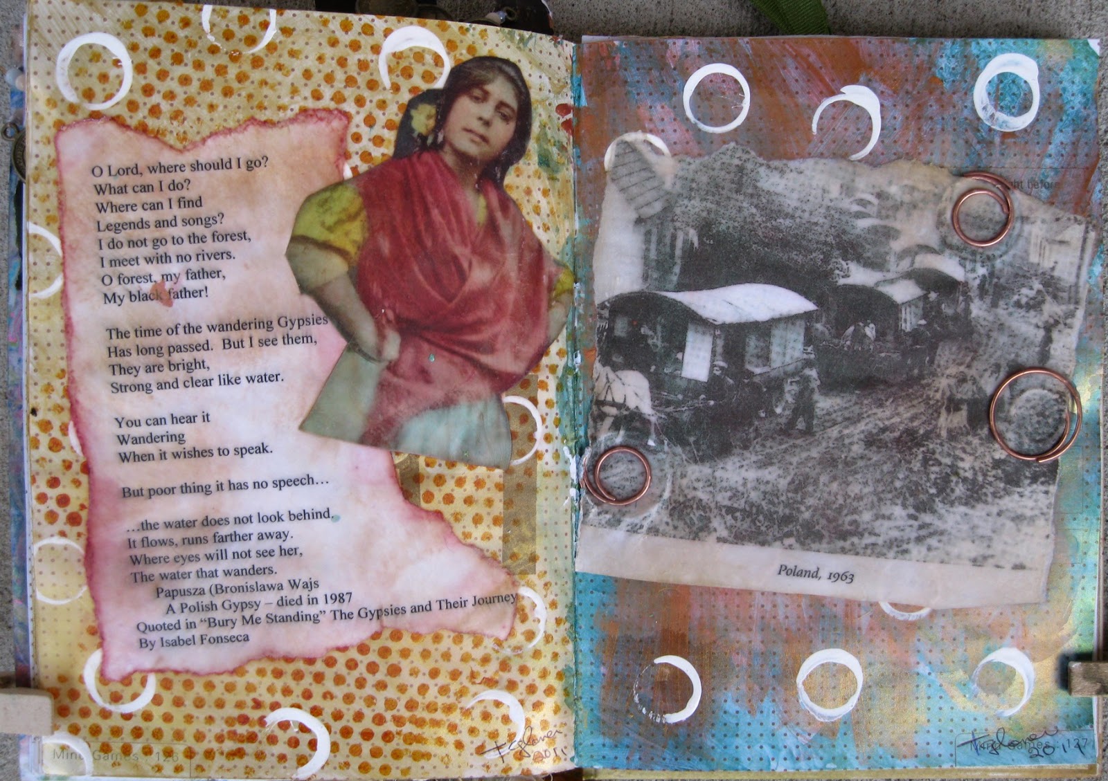 Altered Schoolmarm: Altered Book Round Robin - Vintage Gypsy