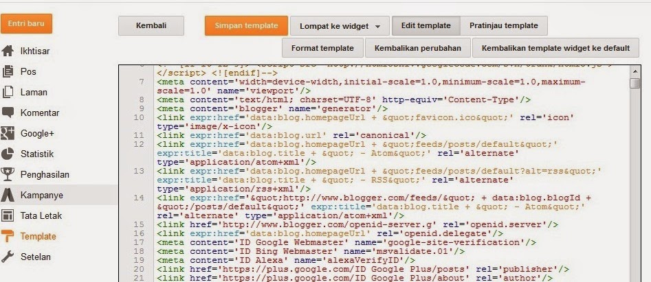Bagaimana Cara Mengedit Artikel di Blogspot - L.A Blog Mania