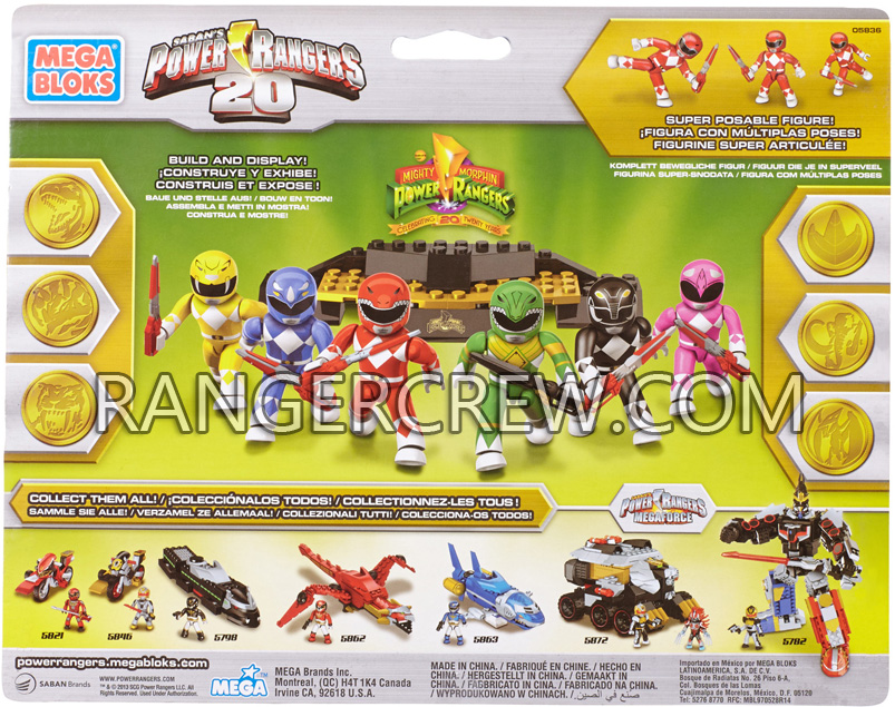 SentaiFive's Tokusatsu Multiverse: 20th Anniversary Power Rangers Mega ...