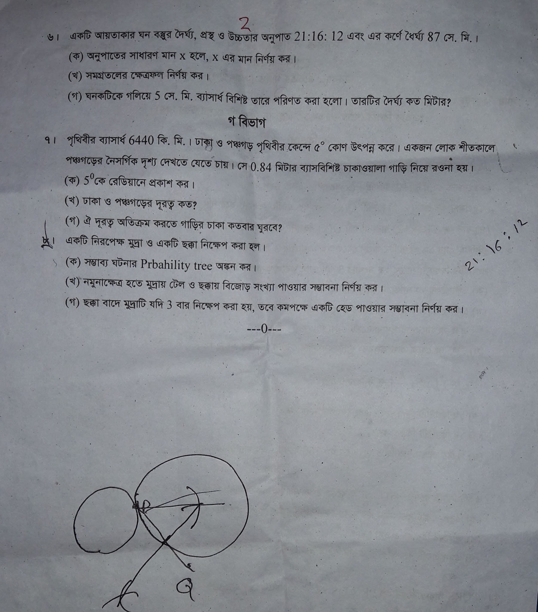 SSC Higher Math Suggestion 2024 with Question Paper