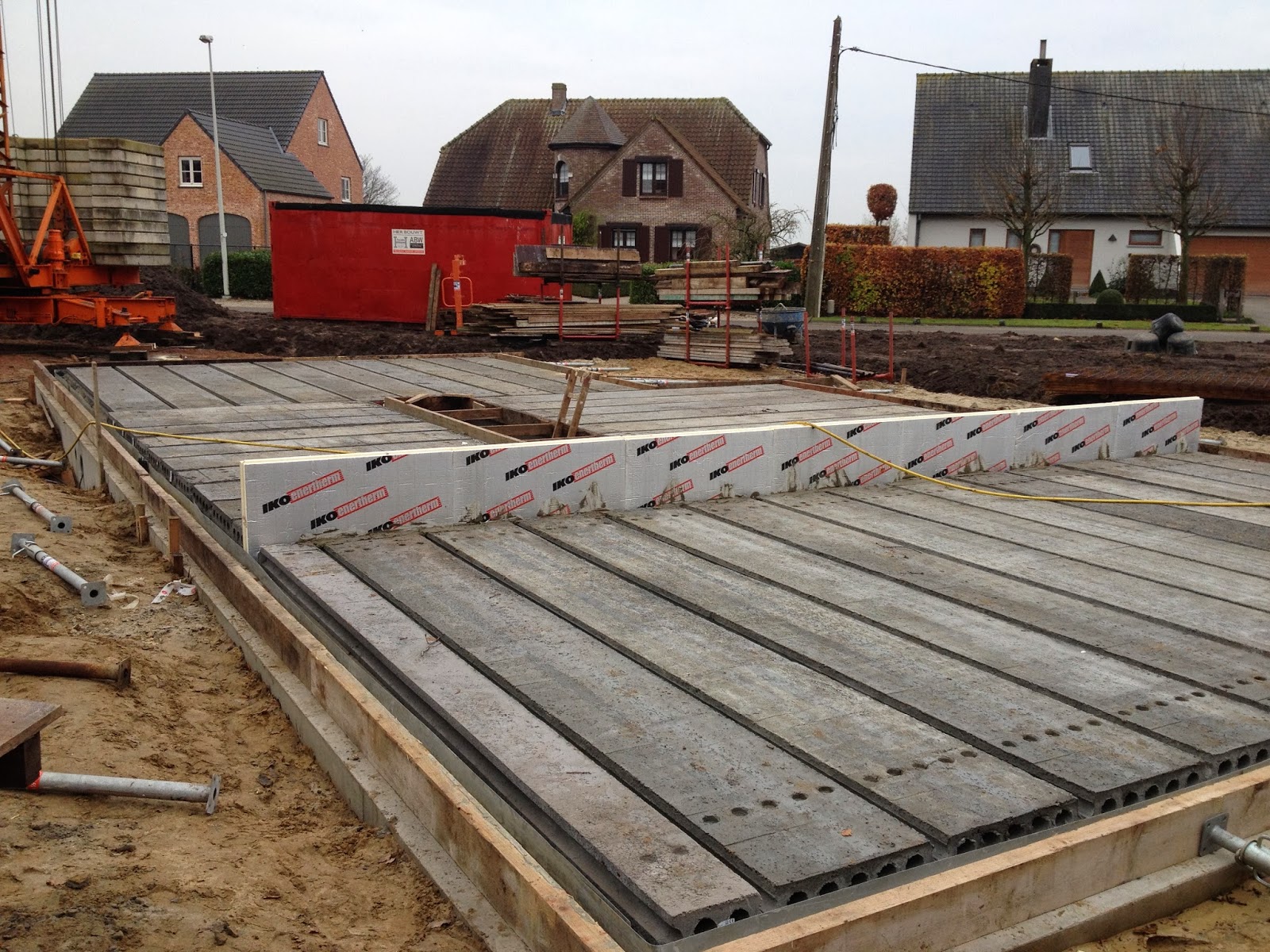 Bouw Brechtseweg: Betonkelder : welfsels