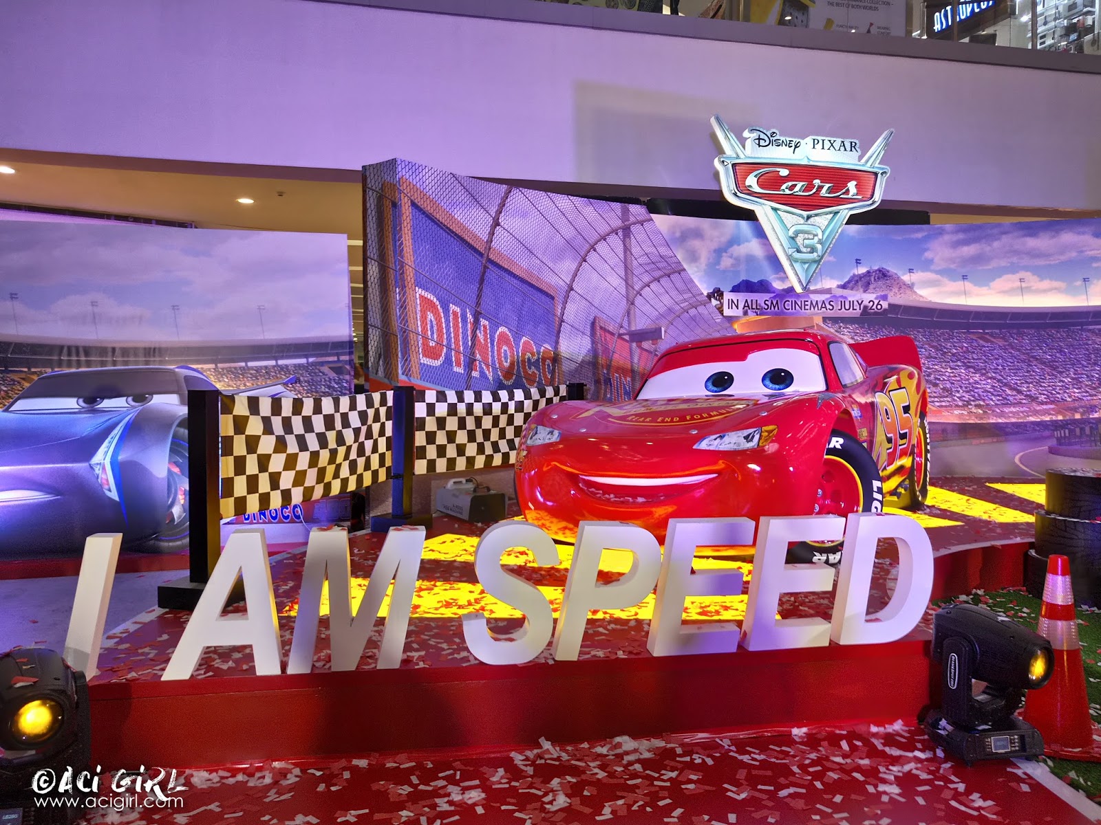 Cars 3 The Movie at SM Cinema | Aci Girl