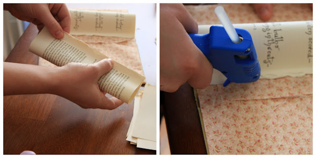 the thimble life: DIY: vintage book mobile