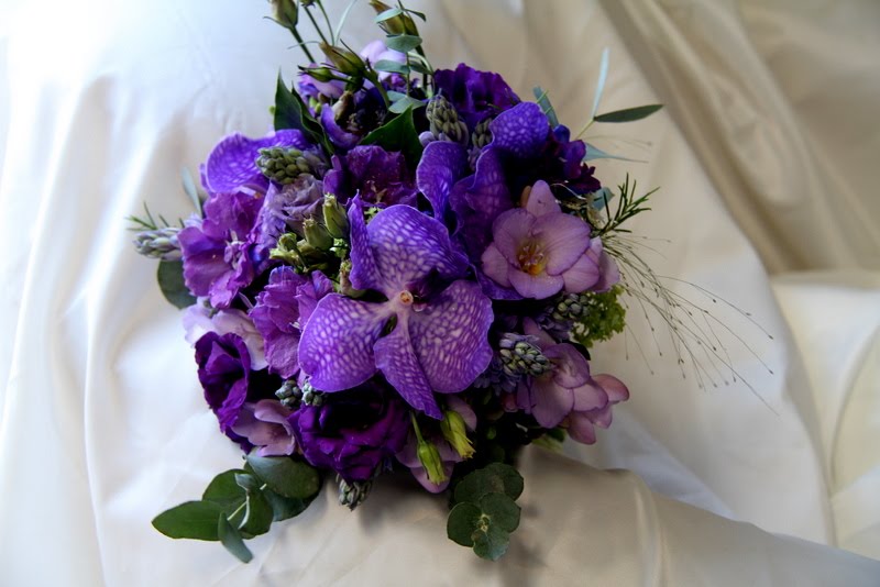 Deep Purple Tea Party Wedding Ideas