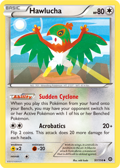 Hawlucha -- Steam Siege Pokemon Card Review | PrimetimePokemon's Blog