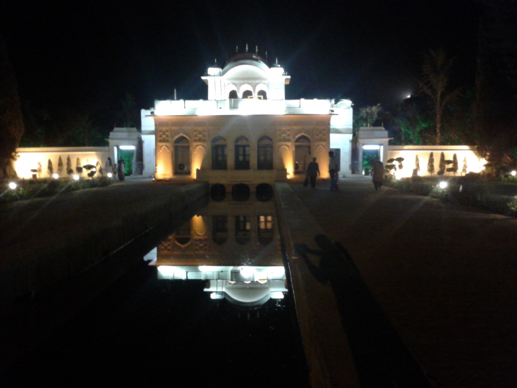 Pinjore Garden in The Night: Pinjore Garden in The Night