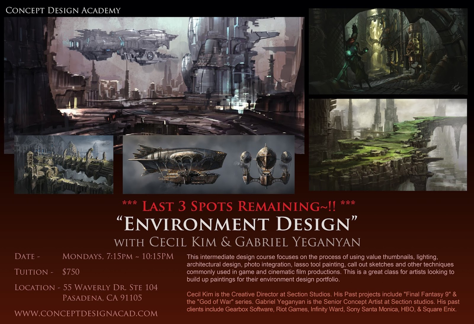 Concept Design Academy: "Environment Design" with Cecil Kim & Gabriel ...