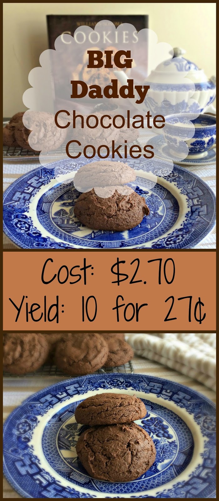 BIG Daddy Chocolate Cookies
