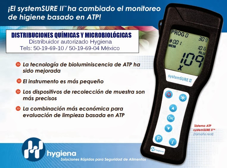 Distribuciones Químicas y Microbiológicas: Hygiena. LUMINÓMETRO PARA ...