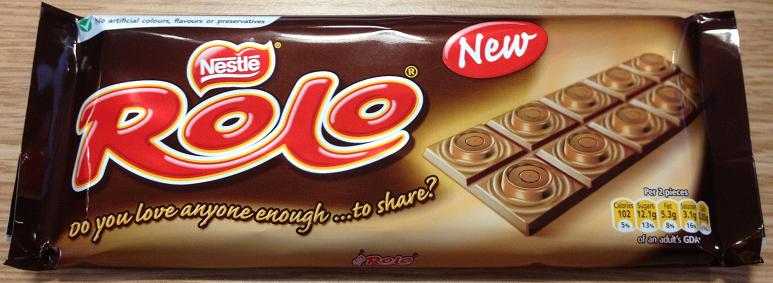 FOODSTUFF FINDS: Nestle New Rolo Bar (WH Smith) [By @Cinabar]