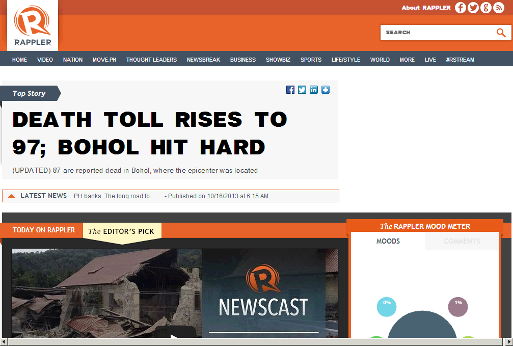 The Geeky Guide to Nearly Everything: [Web] Rappler: The Fluffy News Site