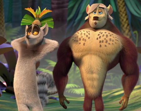 King Julien And Mort Feet