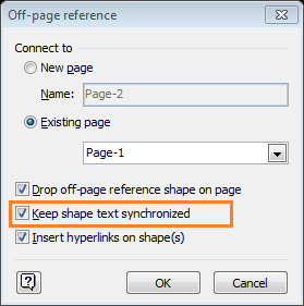Joy Chua: Adding text to an Off-page reference in Visio